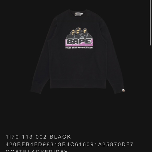 Bape | Sweaters | Bape Crewneck Xxl | Poshmark